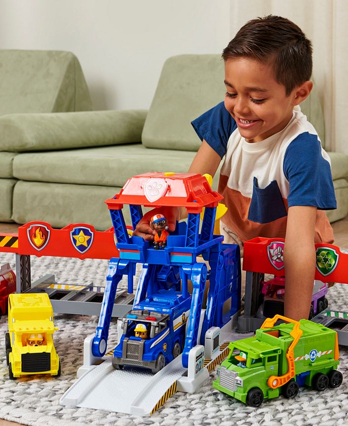 Paw Patrol Big Truck Pups, Truck Stop Wide Transforming Playset - Macy's