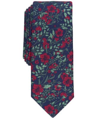 Bar III Men's Irvington Floral Tie, Created for Macy's - Macy's