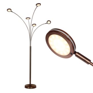 Orion 74" LED Tree Arc Floor Lamp with 5 Adjustable Arms - Macy's