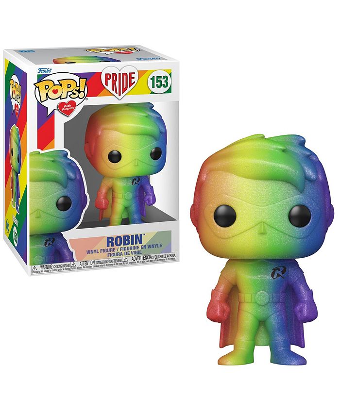 Funko Pop Heroes DC Pride Collectors Set Rainbow Glitter 3 Figure Set ...