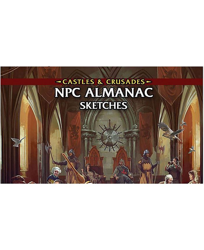 Troll Lord Games NPC Almanac Sketches Castles Crusades Hardcover - Macy's