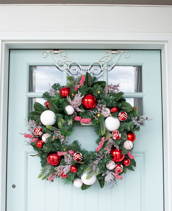 Village Lighting Adjustable Wreath Door, Hanger, Antler - Macy's