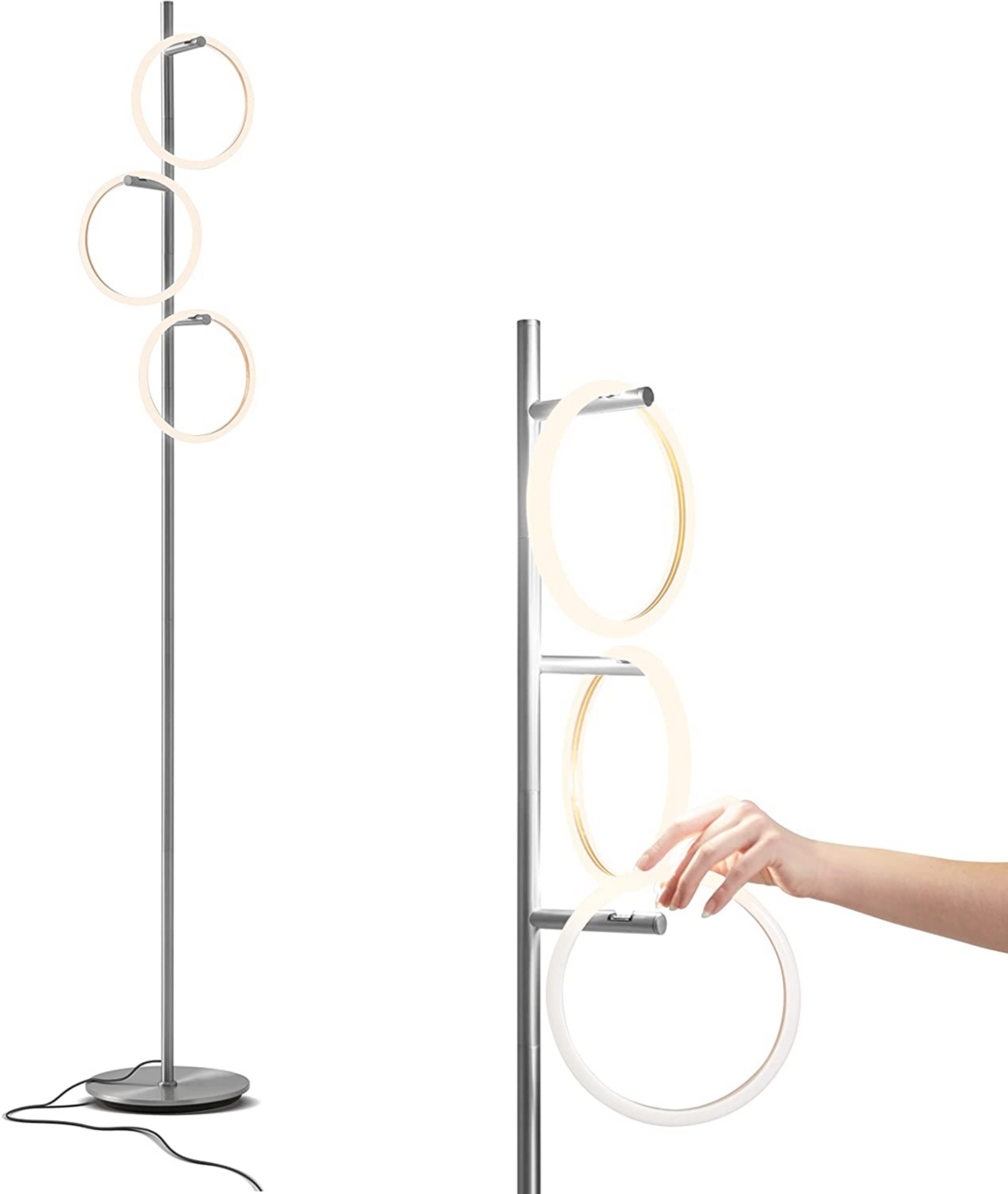 Click here for Saturn 66" Led Tree Floor Lamp with 3 Removea... prices