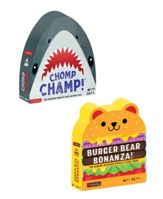 Mudpuppy Burger Bear and Chomp Champ Game Set - Macy's