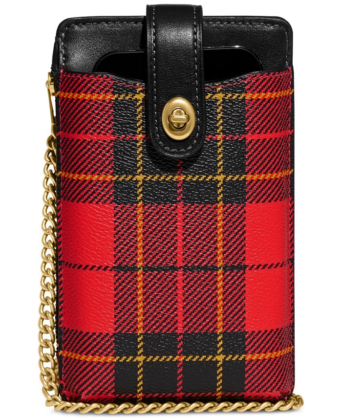 COACH Plain Print Turnlock Chain Phone Crossbody - Macy's