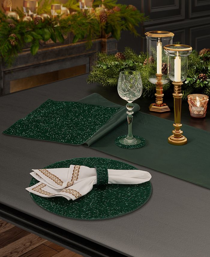 J Queen New York Sparkle Window Table Runner, 108" - Macy's