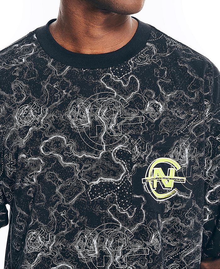 Nautica Men's Competition Sustainably Crafted Printed Pocket T-Shirt ...