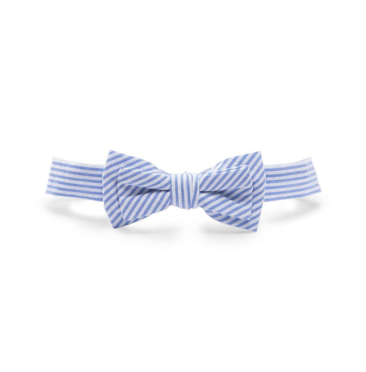 Click here for Hope & Henry Boys Classic Bow Tie - Blue Seersucke... prices