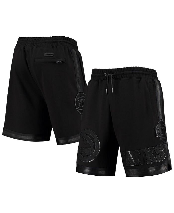 Pro Standard Men's Atlanta Hawks Triple Black Gloss Shorts - Macy's