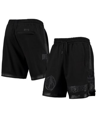 Men's Pro Standard Dallas Mavericks Triple Black Gloss Shorts - Macy's