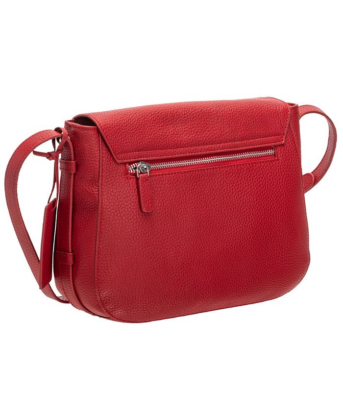 Mancini Women's Pebbled Amy Crossbody Handbag - Macy's