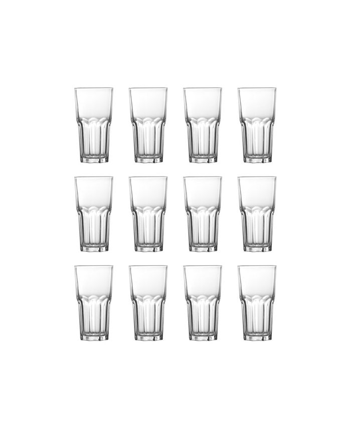 Fortessa Chez Bistro Beverage Glass 14.25 oz, Set of 12 - Macy's