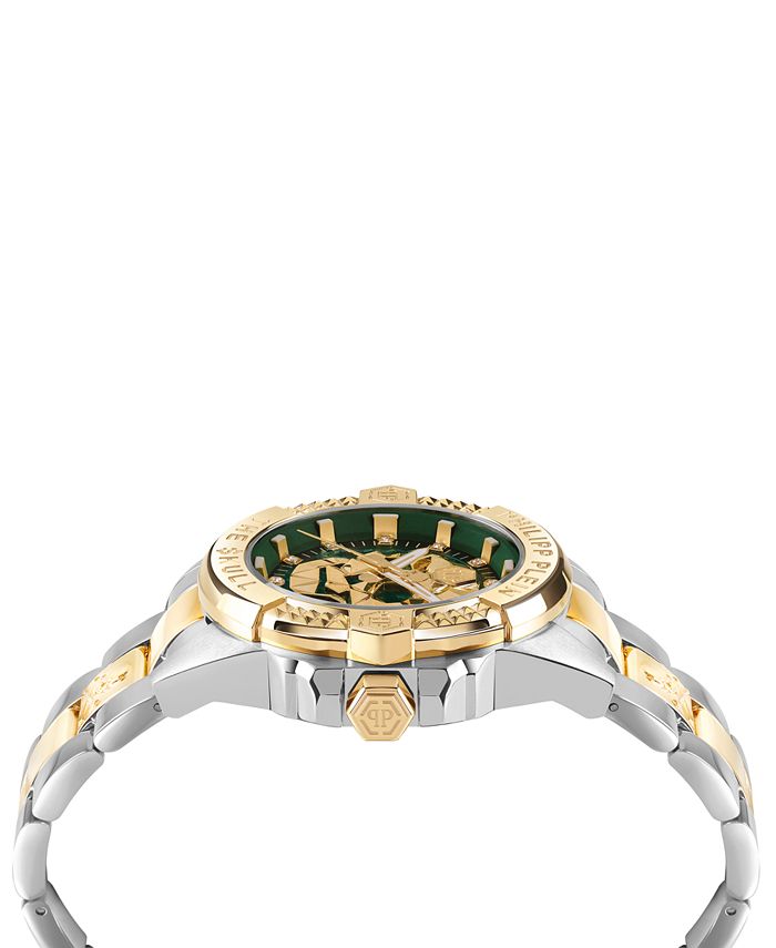 Philipp Plein Men's The $kull Two Tone Stainless Steel Bracelet Watch ...