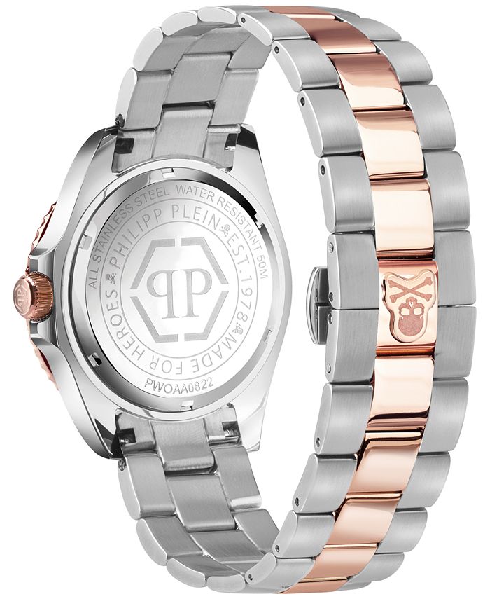Philipp Plein Men's The $kull Two Tone Stainless Steel Bracelet Watch ...