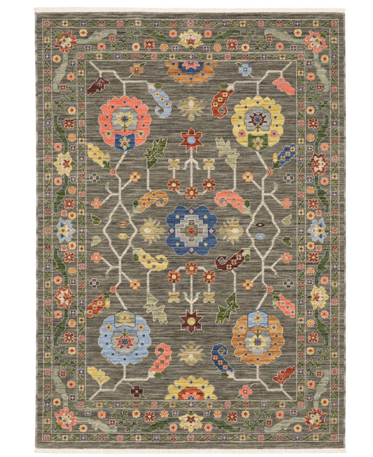Click here for Oriental Weavers Lucca 5506 2 x 3 Area Rug - Gray prices