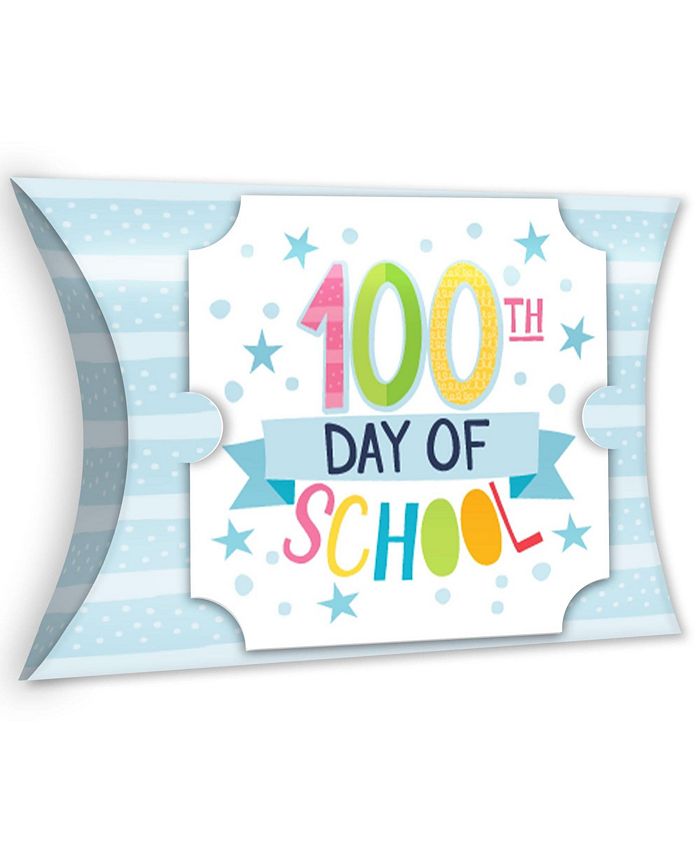 Big Dot of Happiness Happy 100th Day of School - Favor Gift Boxes - 100 ...