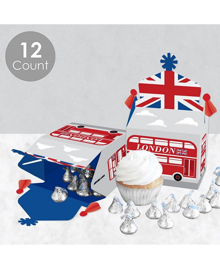 Big Dot of Happiness Cheerio, London - Treat Box Party Favors - British ...