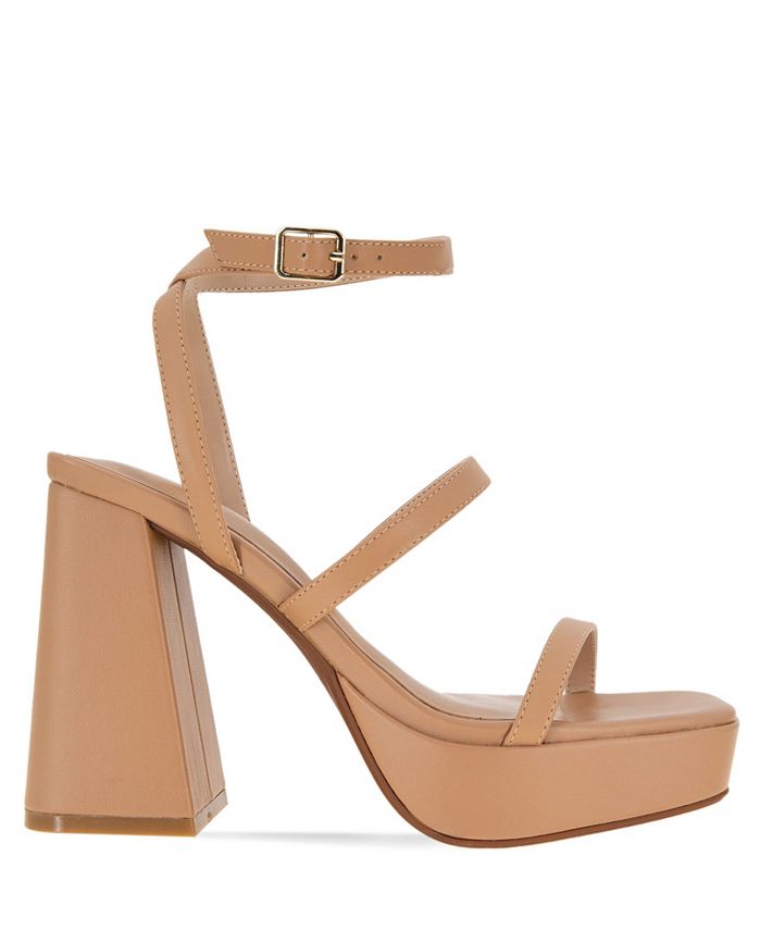 BCBGeneration Women's Galana Strappy Platform Sandal - Macy's