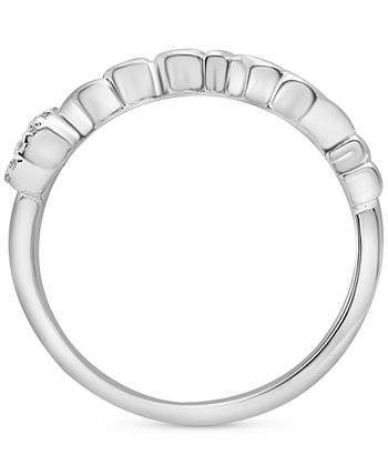 Macy's Cubic Zirconia New York Borough Statement Ring in Sterling ...