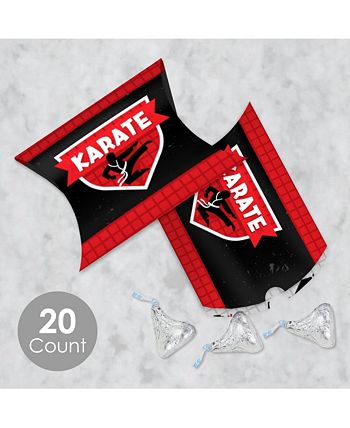 Big Dot of Happiness Karate Master - Favor Gift Boxes - Martial Arts ...