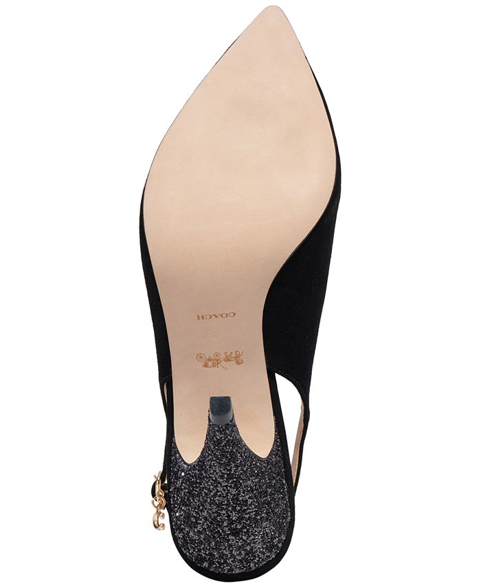 COACH Women's Sutton Pointed-Toe Slingback Pumps - Macy's