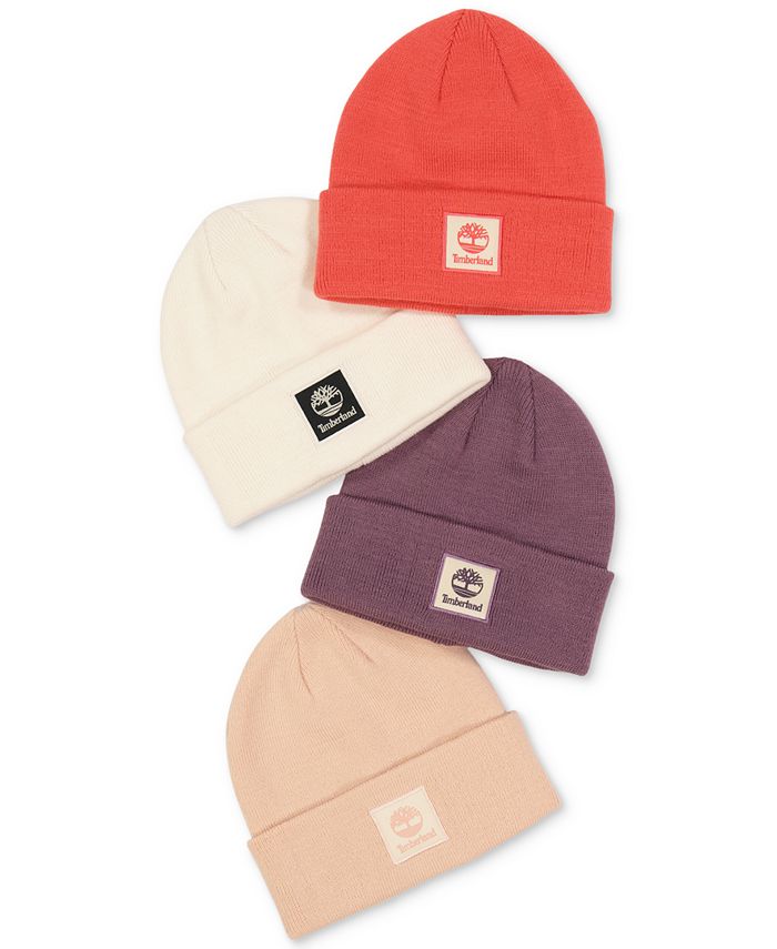 Timberland Women's Classic Tonal Patch Cuffed Beanie & Reviews - Cold Weather Accessories ...