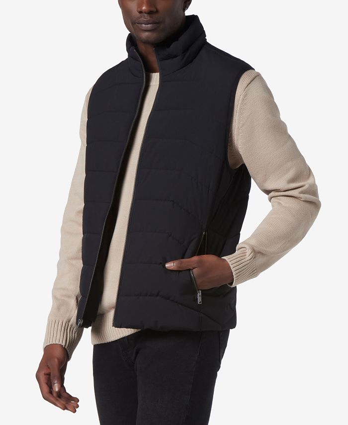 Marc New York Men's Garrick Stretch Packable Quilted Vest - Macy's