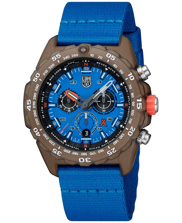Luminox Men's Swiss Chronograph Bear Grylls Survival Eco Master Series ...