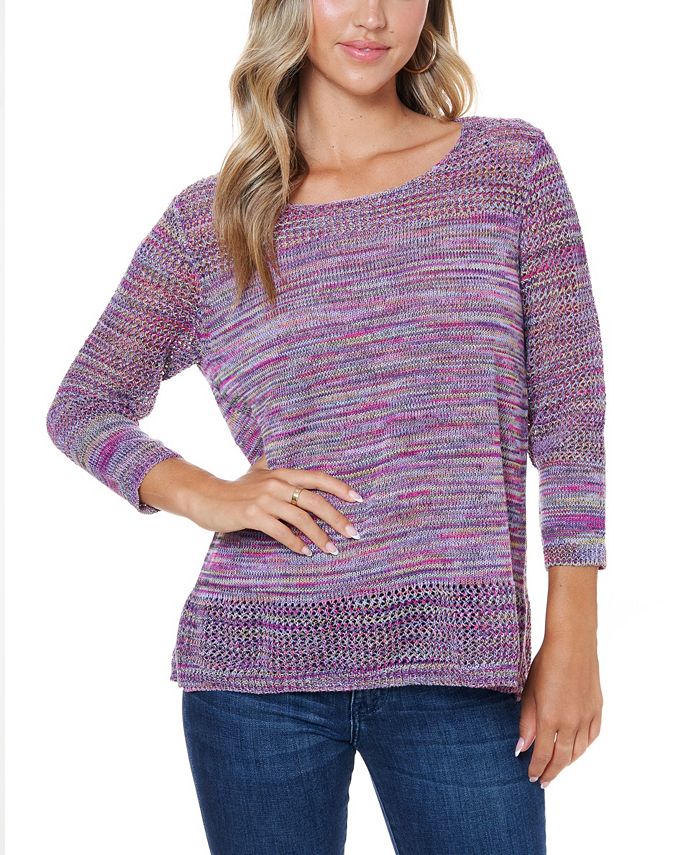 John Paul Richard Women's Space Dye Sweater - Macy's