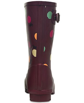 Radley London Women's Alba Polka Dot Mid Wellington Rain Boots - Macy's