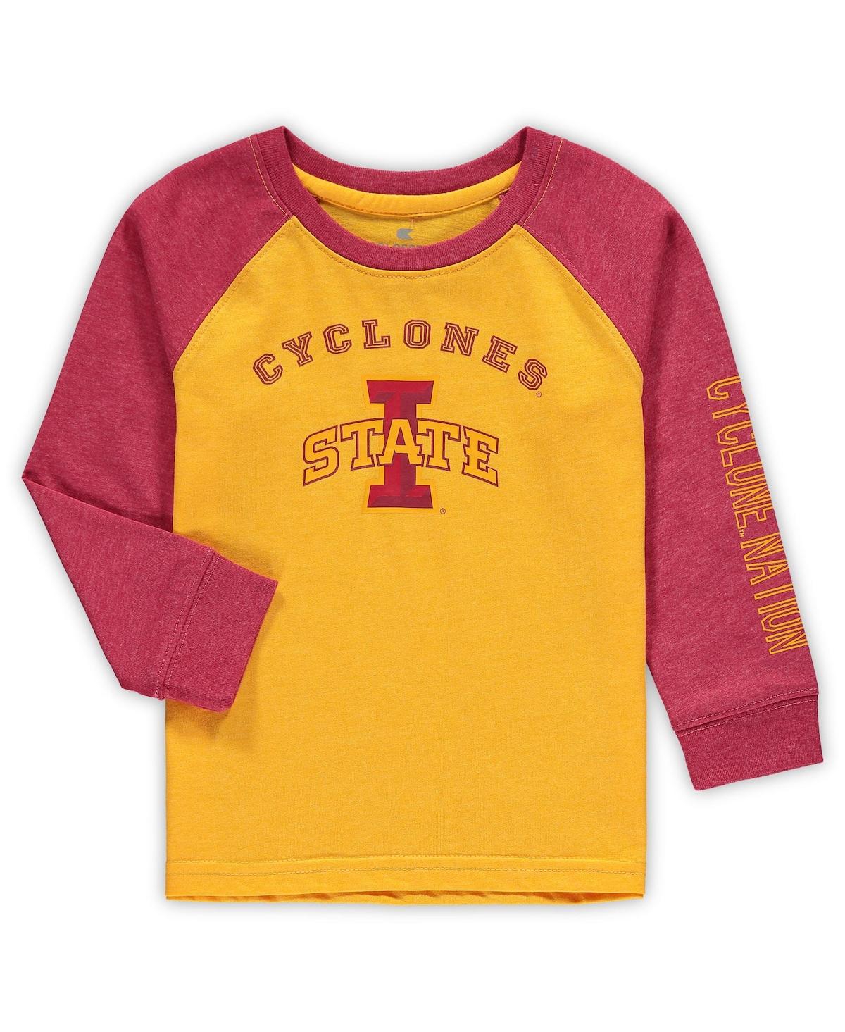 Click here for Toddler Boys and Girls Colosseum Heathered Gold Io... prices