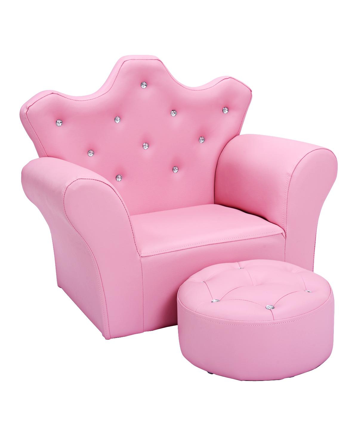 Click here for Pink Kids Sofa Armrest Chair Couch Children Toddle... prices