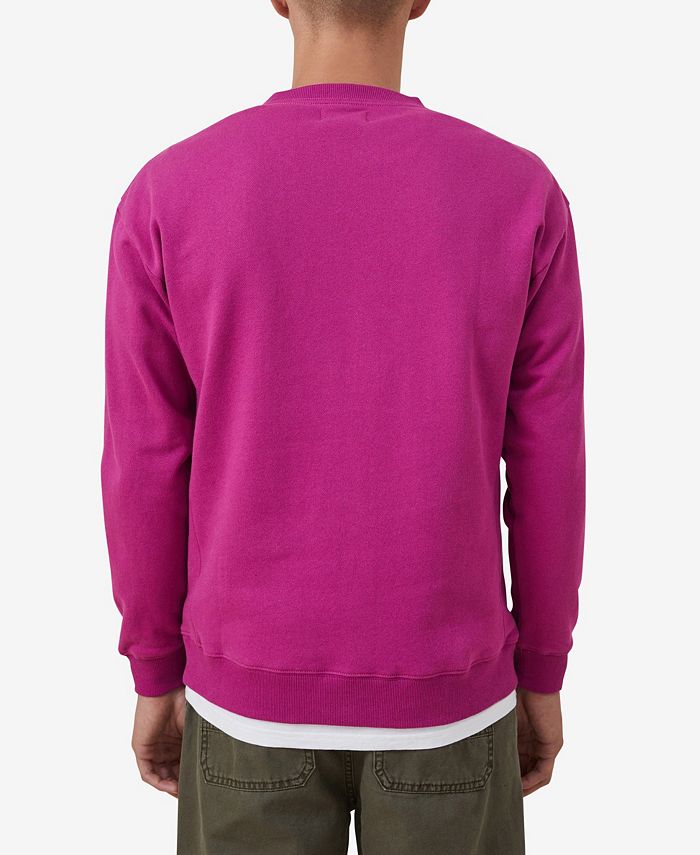 COTTON ON Men's Oversized Crew Neck Fleece Sweatshirt - Macy's