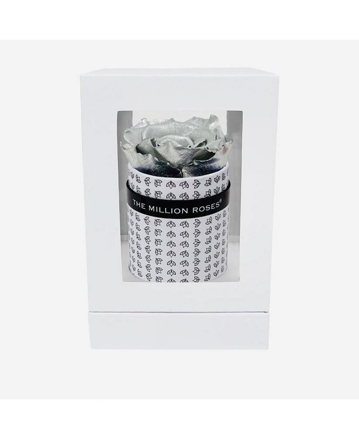 The Million Roses Single White Monogram Box of Roses - Macy's