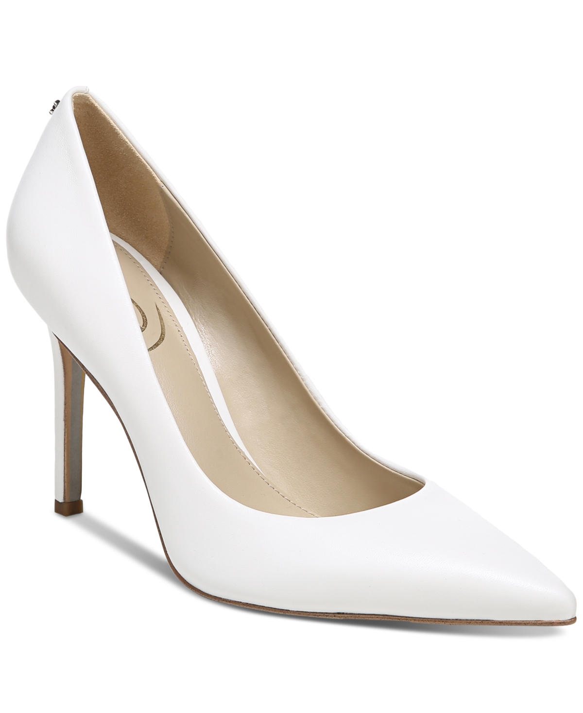 Click here for Sam Edelman Womens Hazel Pumps - Bright White Leat... prices