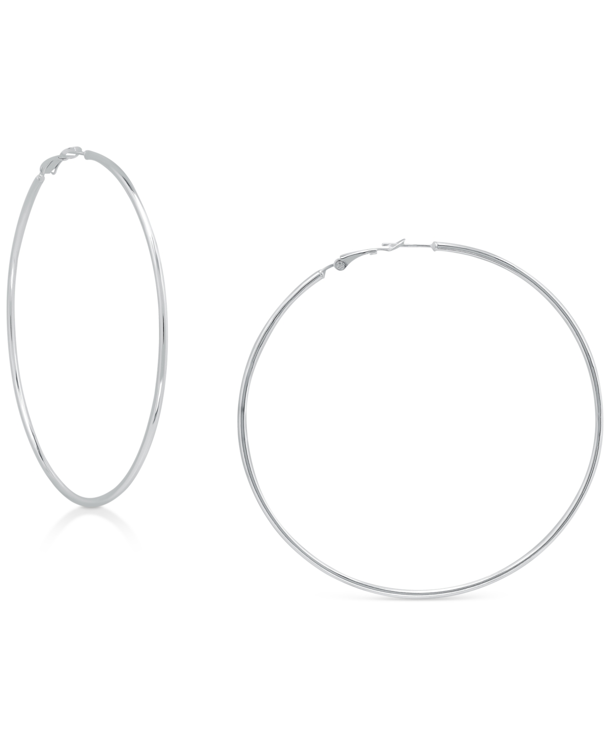 Click here for Giani Bernini Polished Wire Extra-Large Hoop Earri... prices