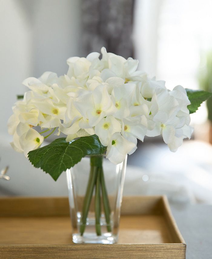 Flora Bunda Tall Hydrangeas Mix in Pot, 9" - Macy's