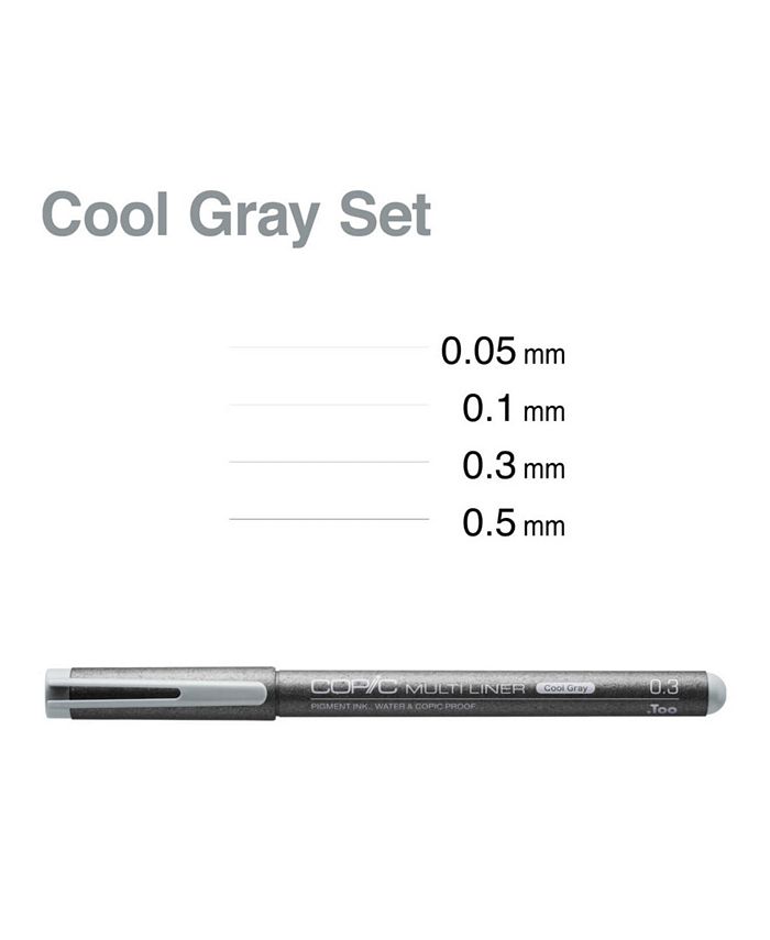 Copic Multiliner 4 Piece Pen Set - Macy's