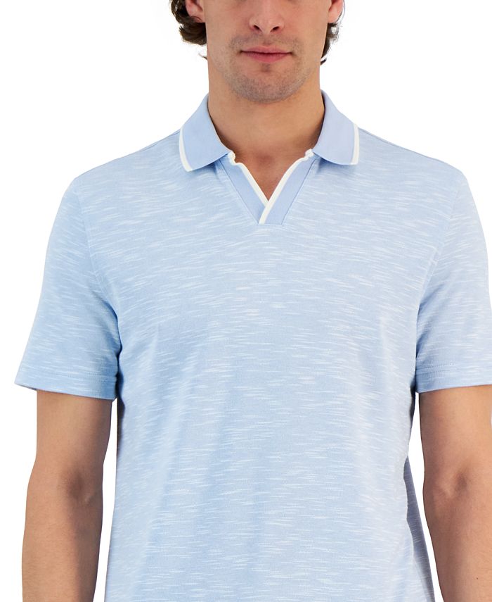 Alfani Men's Johnny Collar Polo, Created for Macy's - Macy's