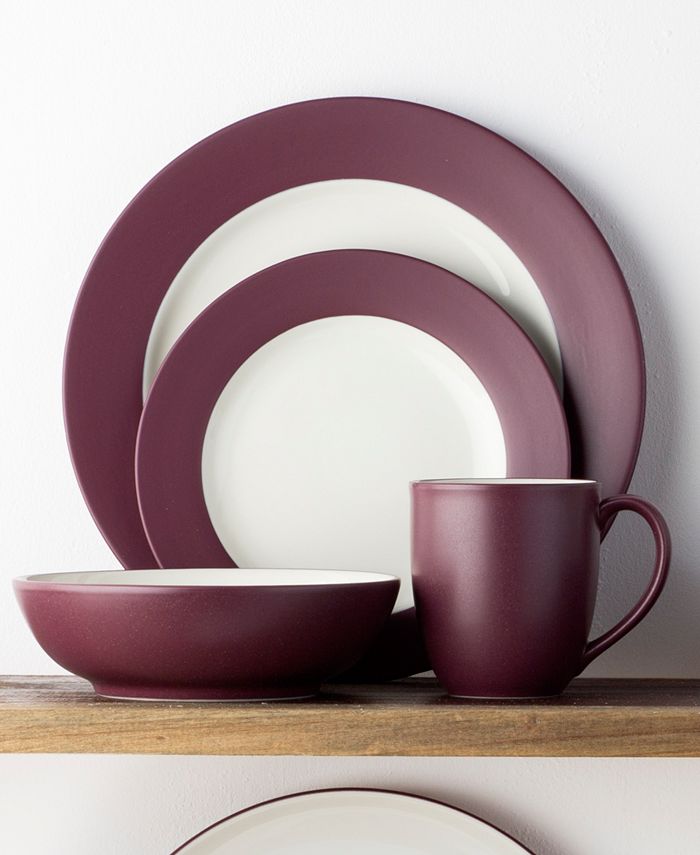 Noritake Colorwave Rim Salad Plates, Set of 4 - Macy's