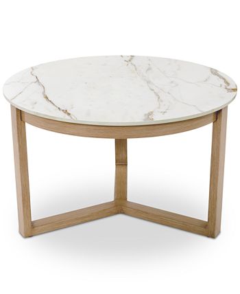 Agio Reid Outdoor Nesting Porcelain Top Coffee Tables (30" + 23 ...
