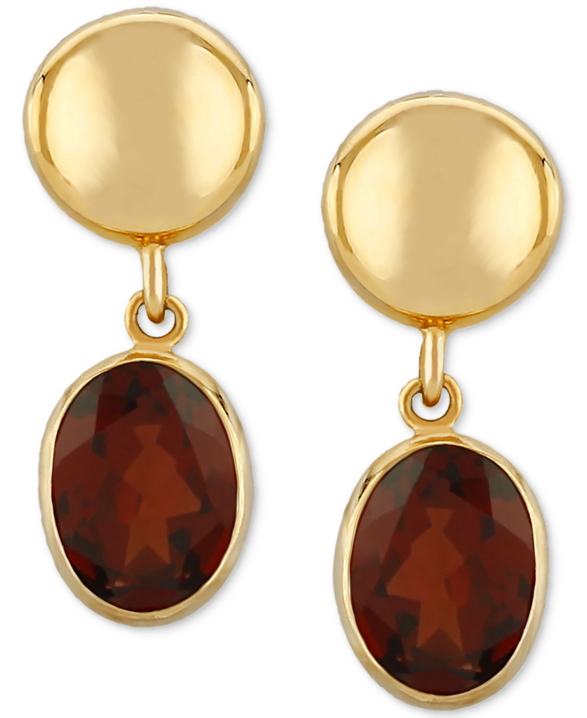 Click here for Amethyst Disc Drop Earrings (2-1/2 ct. t.w.) in 14... prices