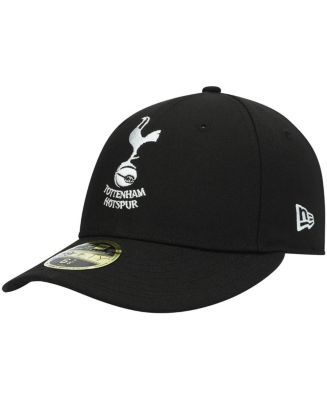 Men's New Era Black Tottenham Hotspur Primary Logo Low Profile 59FIFTY ...