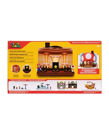 SUPER MARIO World of Nintendo 2.5" Deluxe Toad House Playset - Macy's