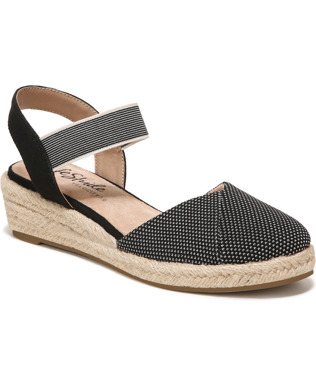 Click here for LifeStride Womens Kimmie Wedge Espadrilles - Dotte... prices