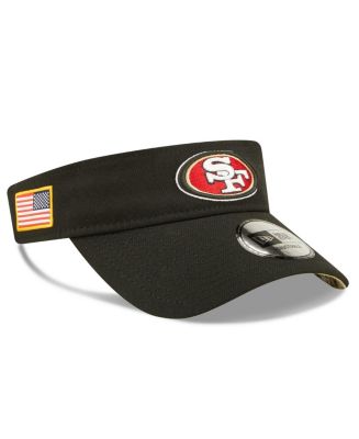 Men's New Era Black San Francisco 49ers 2022 Salute To Service Visor ...