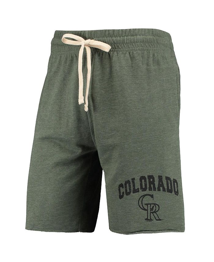 Concepts Sport Men's Green Colorado Rockies Mainstream Logo Terry Tri ...