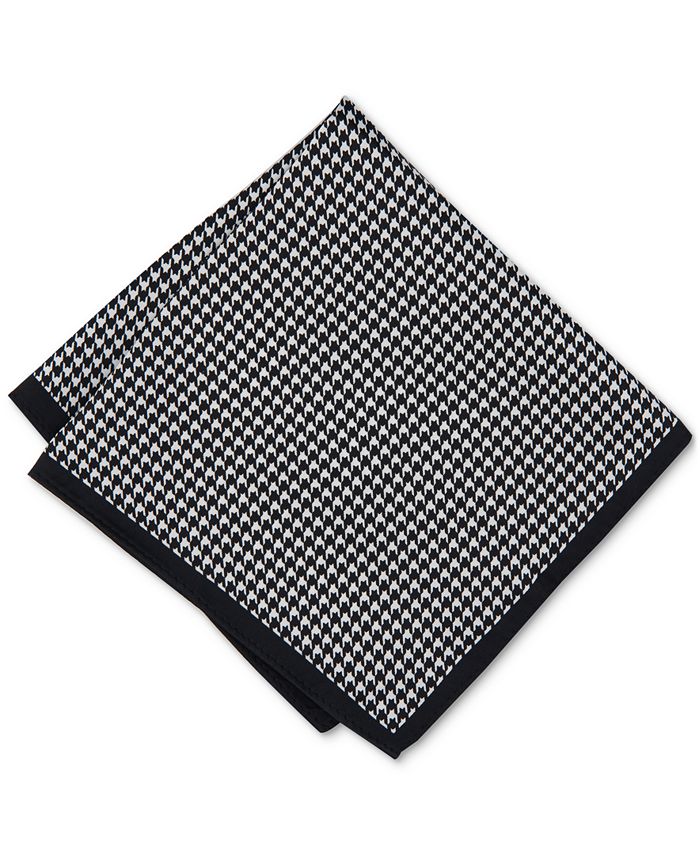 Alfani Men's Houndstooth Pocket Square, Created for Macy's & Reviews ...
