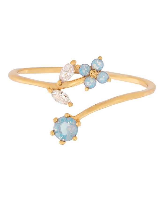 Girls Crew Women's Wandering Blossom Adjustable Ring - Macy's
