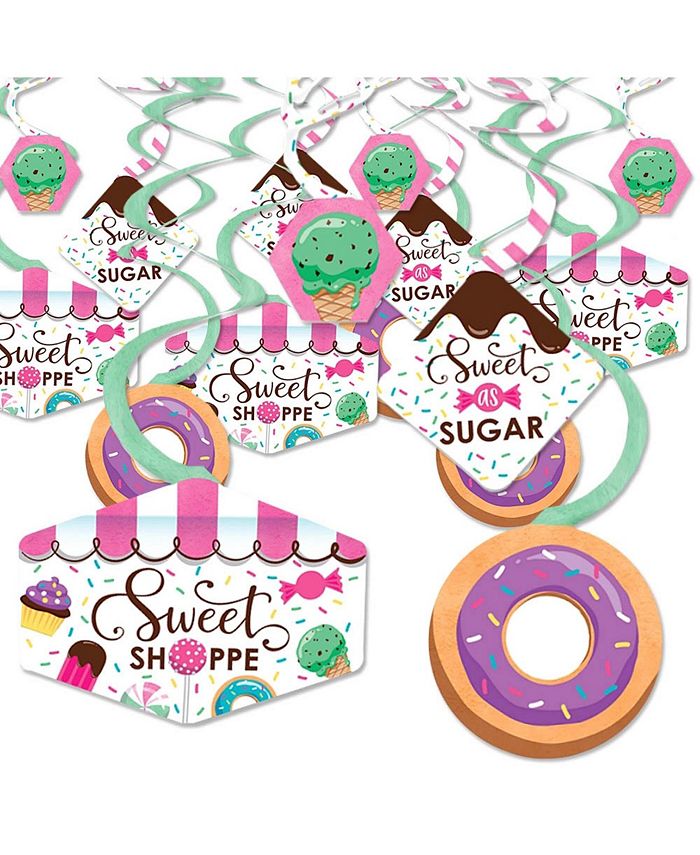 Big Dot of Happiness Sweet Shoppe - Candy and Bakery Hanging Decor ...